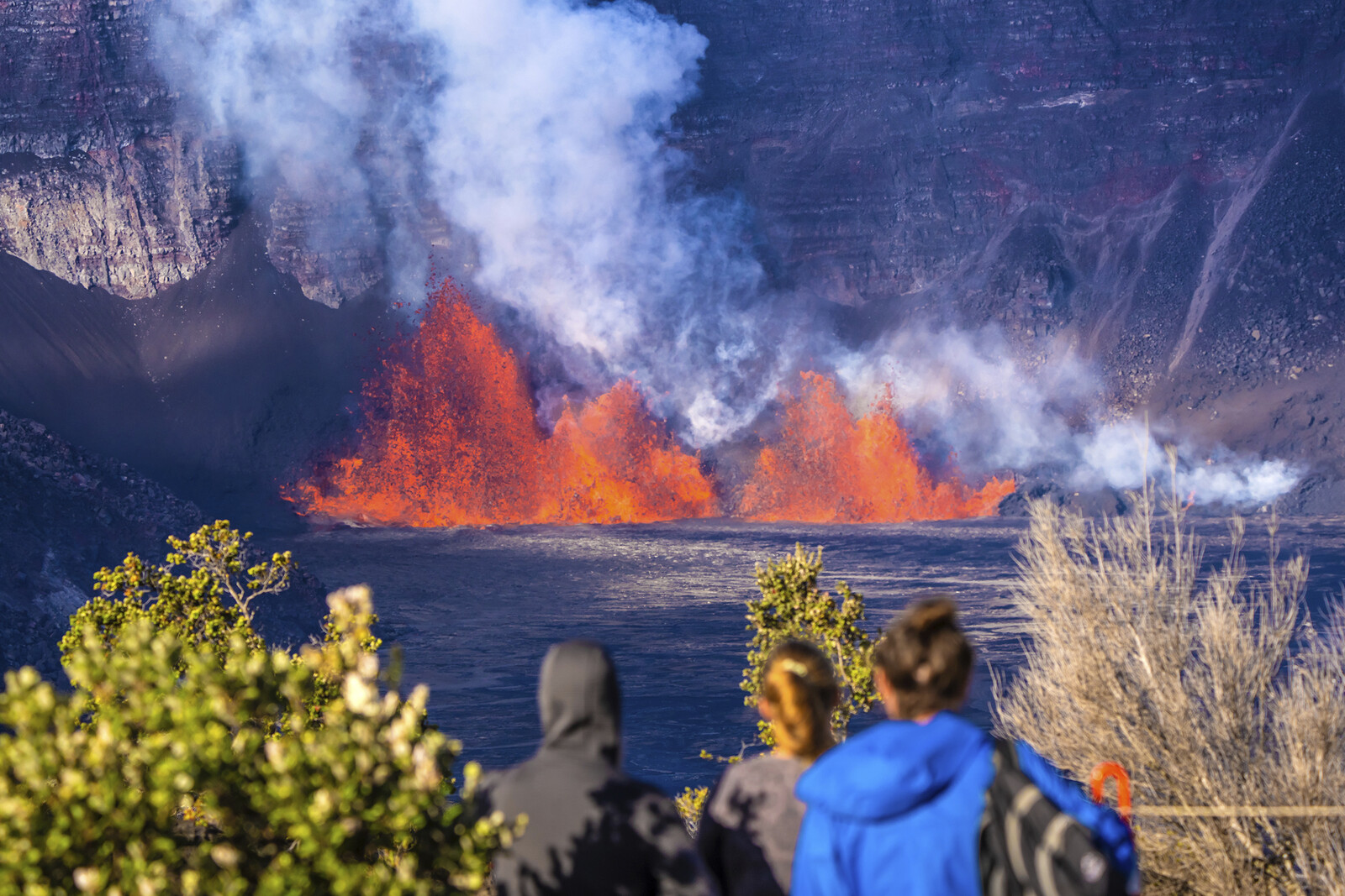 Child nearly falls into active volcano | Sweden Herald