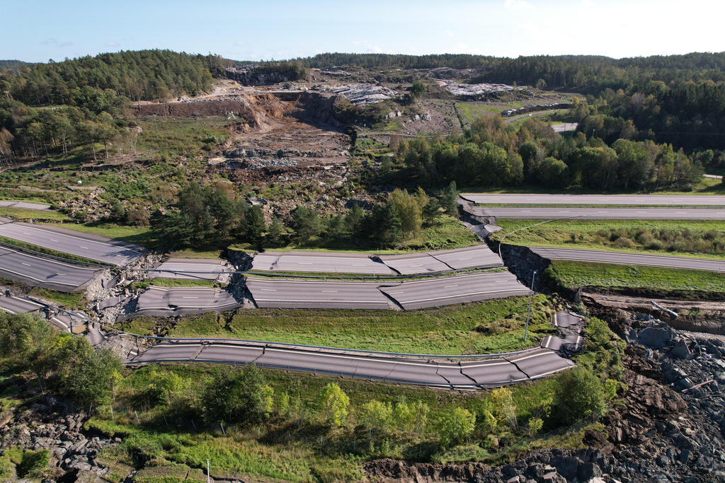 The Landslide on E6 Becomes Art | Sweden Herald