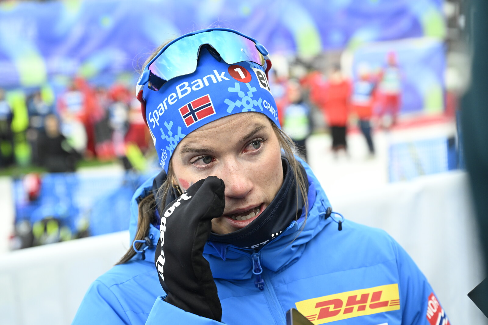 The Norwegian in tears after the defeat: "Jonna is better than me ...