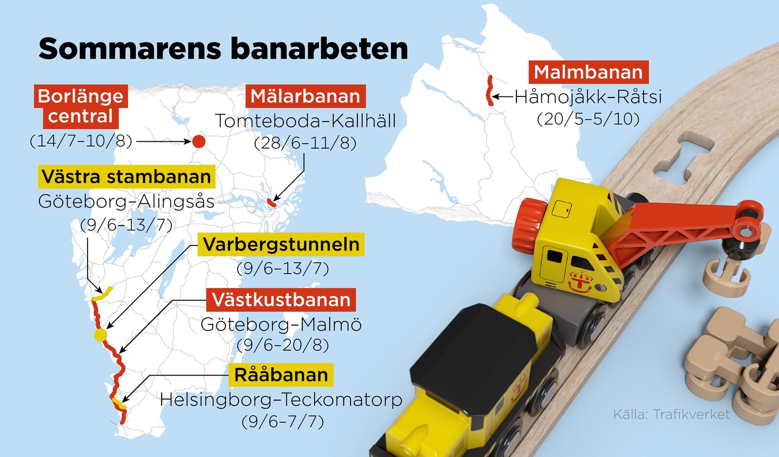 Swedish Train Projects Aim to Minimize Summer Travel Disruptions ...