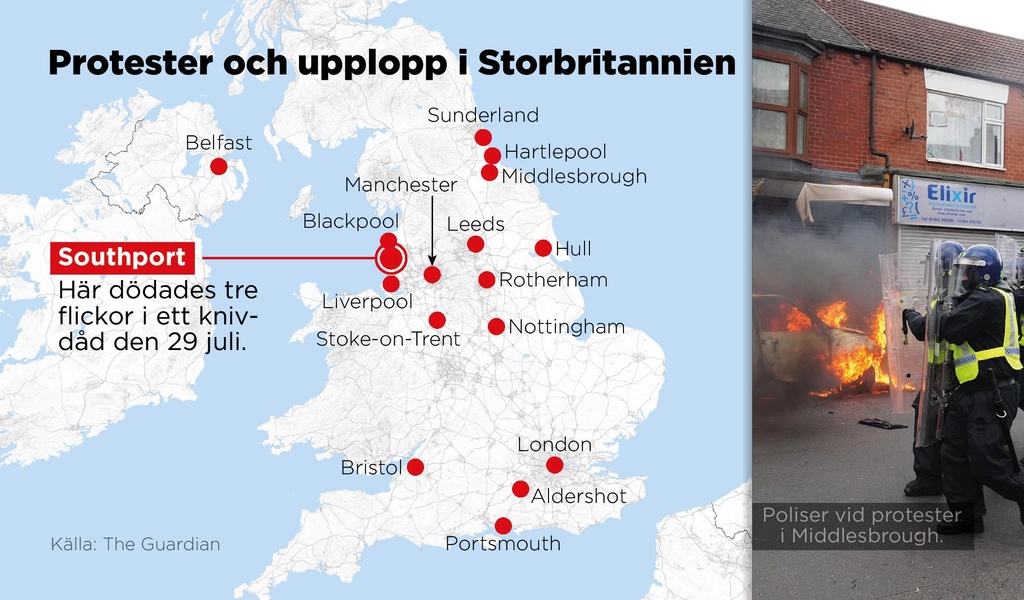 The Riots in the UK – This is What Happened | Sweden Herald