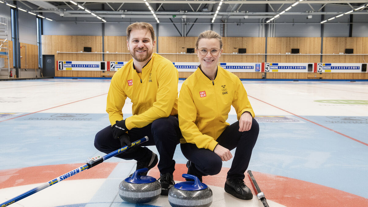 Swedish curlers make Olympic history as first brother and sister on ...