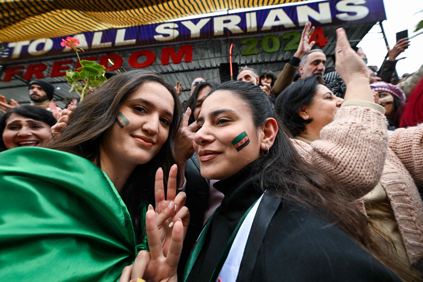 Tens of thousands celebrate al-Assad's fall in Syria | Sweden Herald