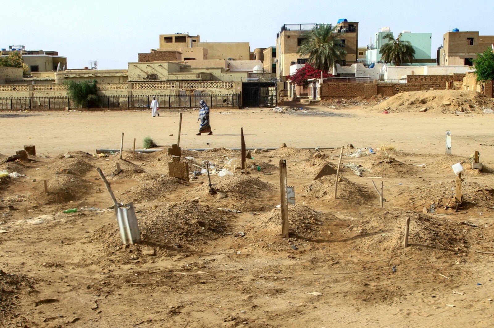 Earth Mounds in Khartum Mark Graves of Thousands in Sudan Conflict ...