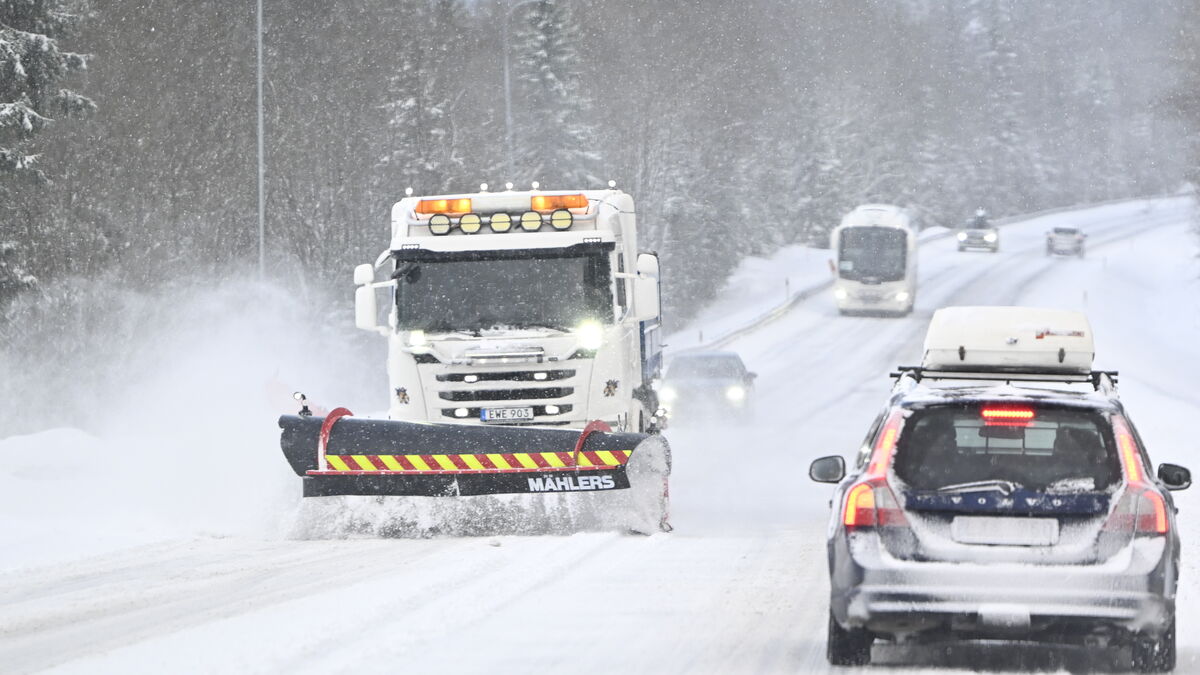 Snow chaos in the south and freezing cold in the north in Sweden ...