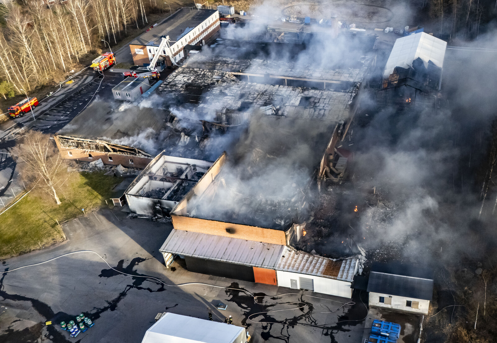 VMA lifted after major industrial fire | Sweden Herald