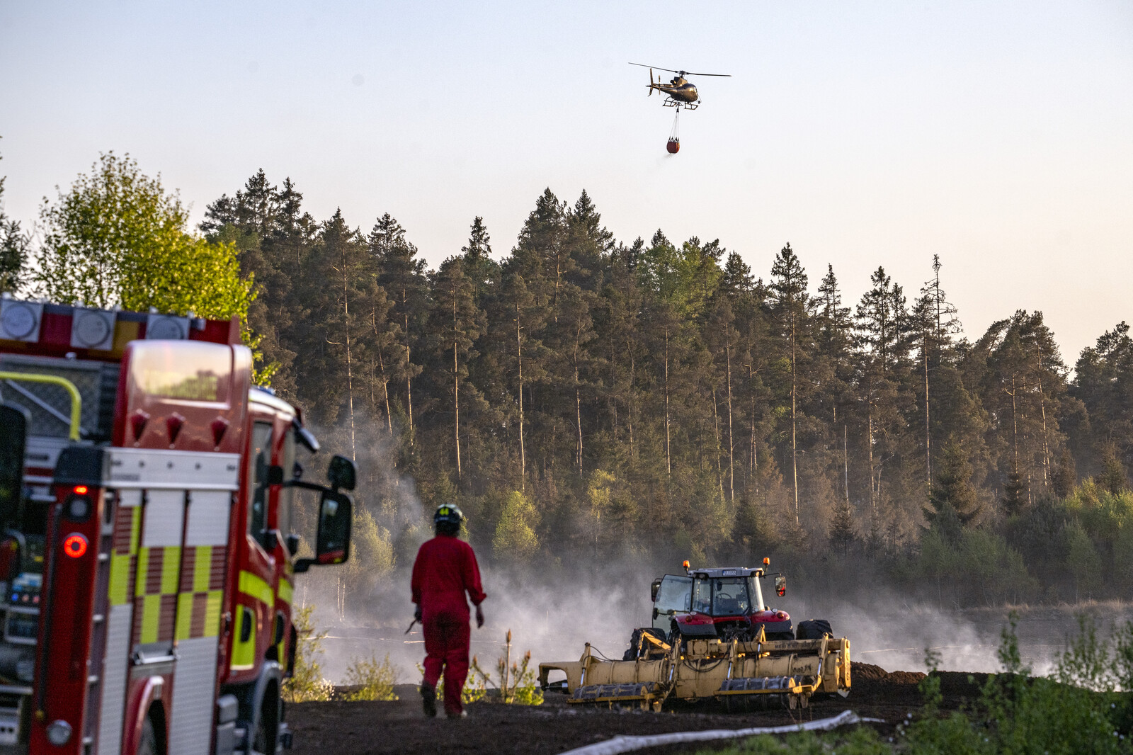 Halland Wildfire Under Control as Firefighting Efforts Continue ...