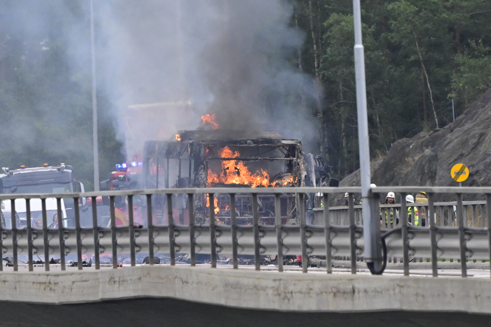 Two Killed in Gas Bus and Car Crash Near Stockholm | Sweden Herald