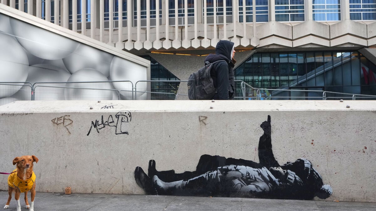 After speculation, new Banksy painting appears in London | Sweden Herald
