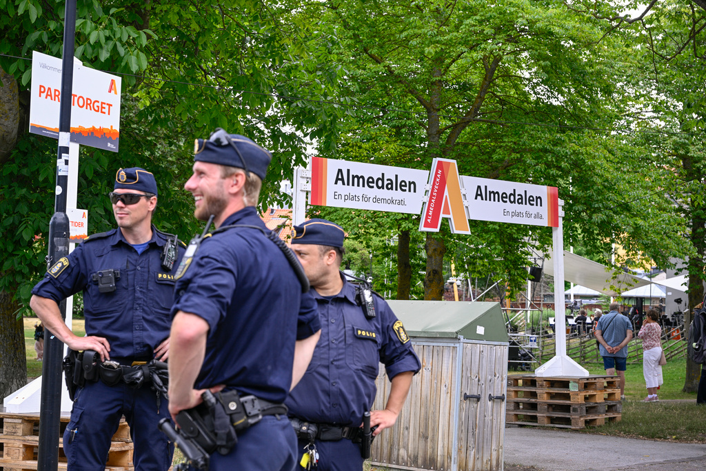 Almedalen has stepped up security - "We're on our toes" | Sweden Herald