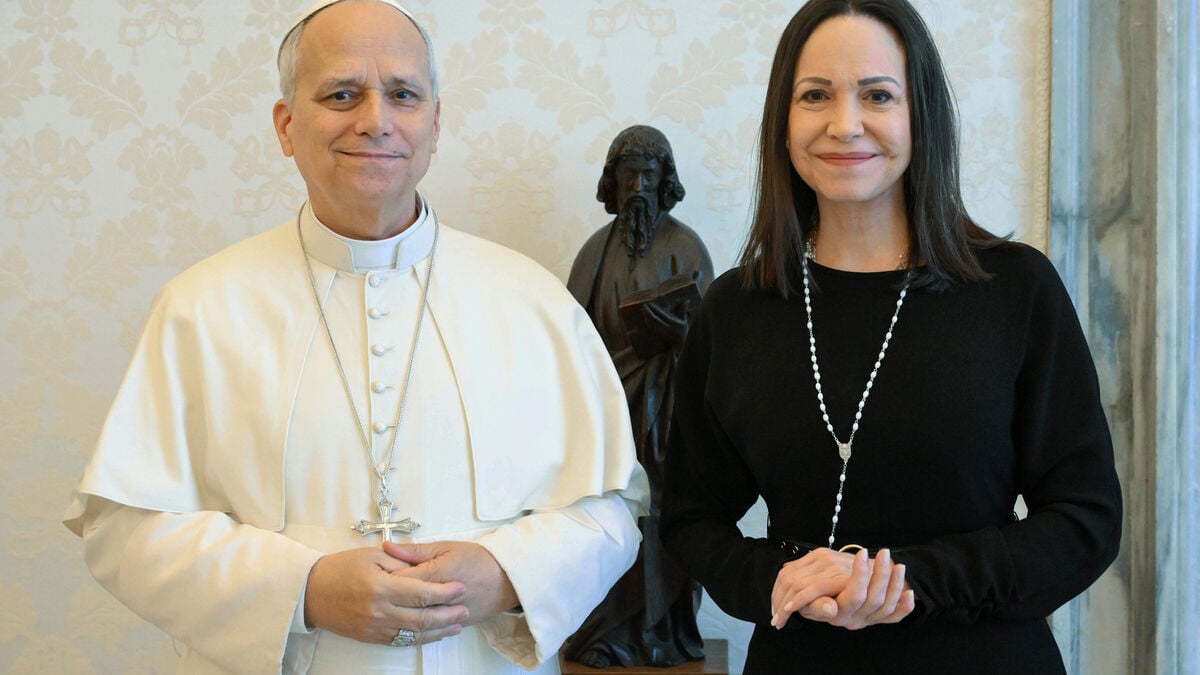 María Corina Machado makes unexpected visit to the Pope | Sweden Herald