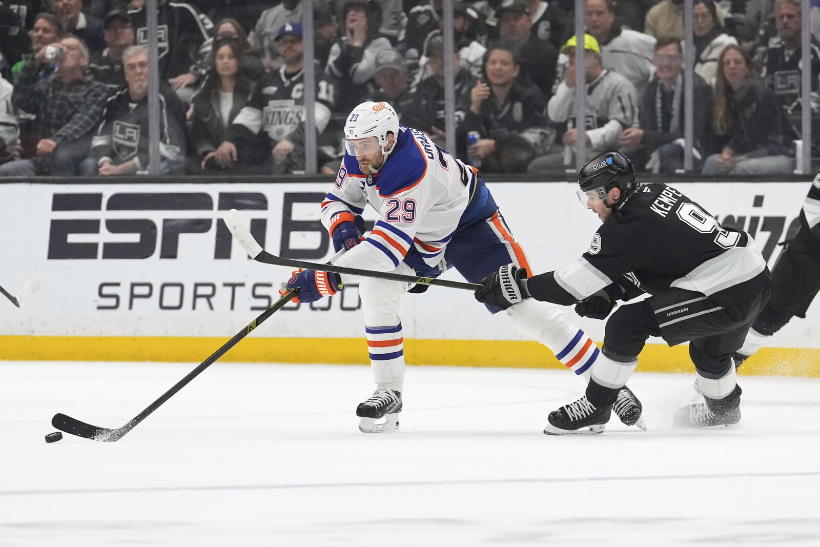 Adrian Kempe's Season Ends as Edmonton Eliminates Los Angeles in NHL ...