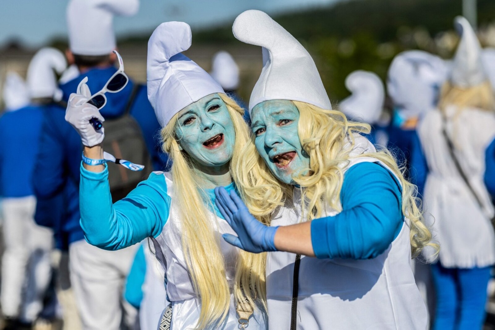 French Village Breaks World Record for Largest Smurf Gathering | Sweden ...