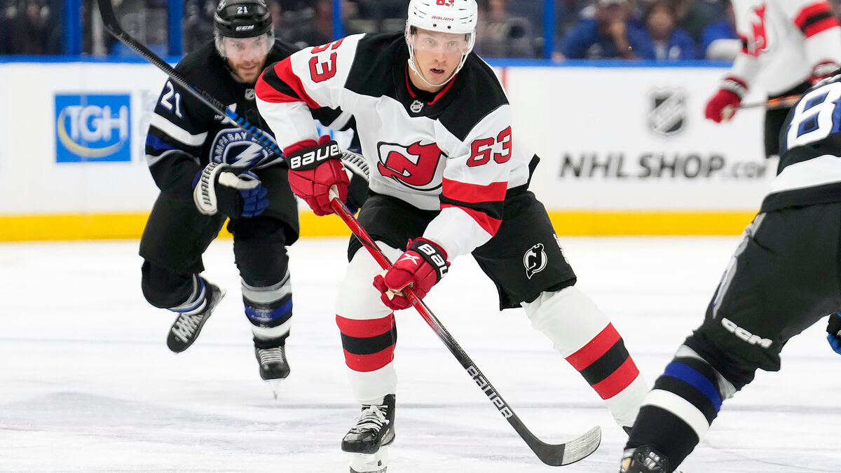 Jesper Bratt Leads New Jersey to Sixth Straight Win Over Minnesota ...