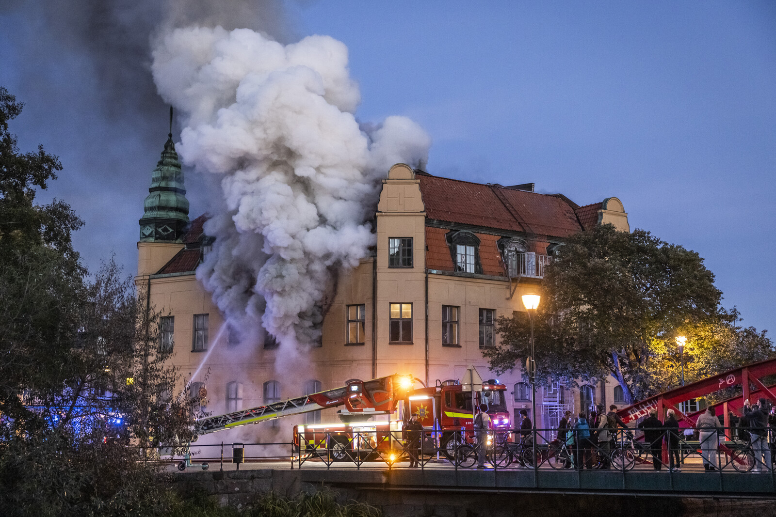 Fire in Youth House in central Uppsala extinguished | Sweden Herald