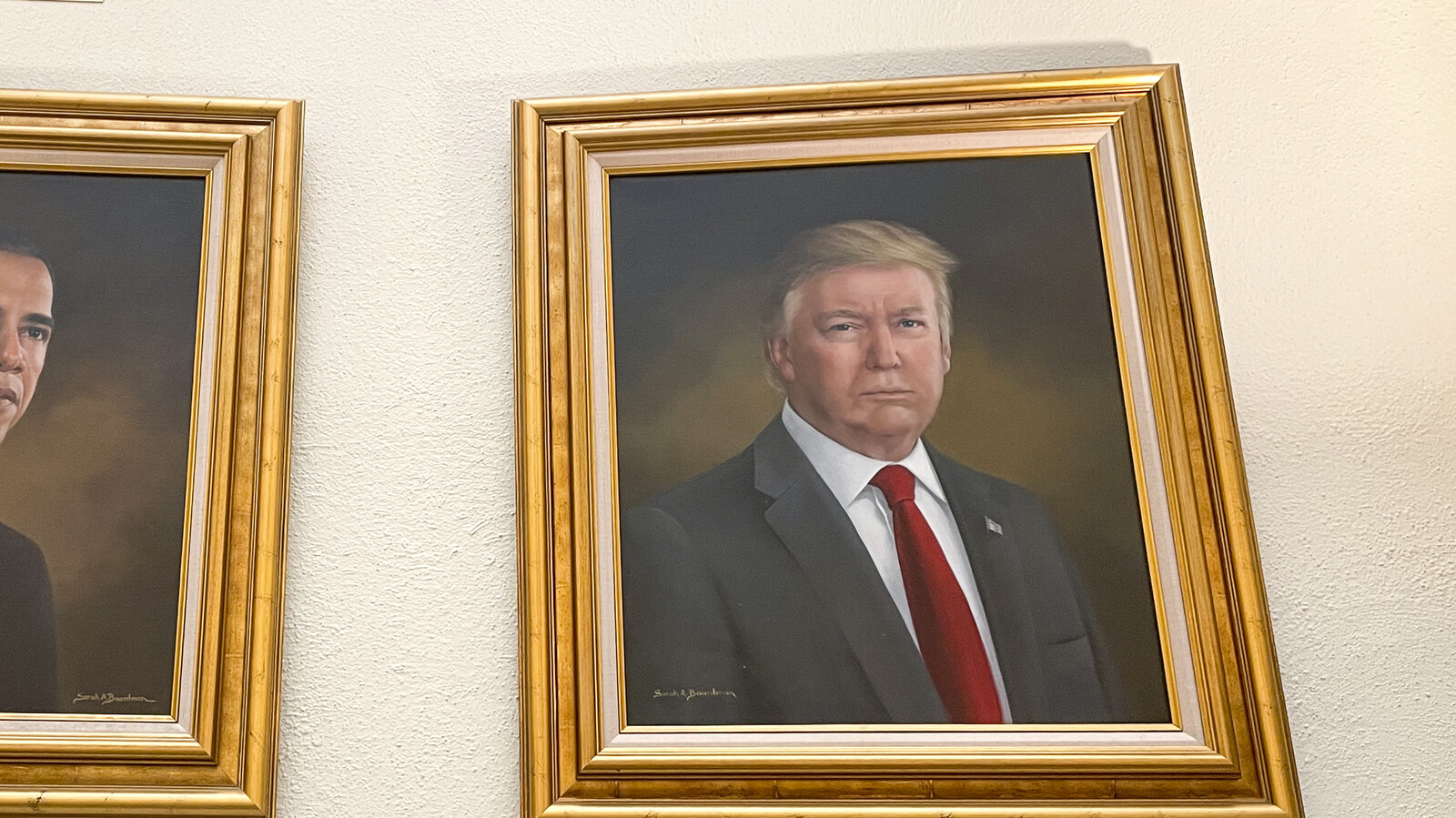 Michael Moore Collects Over 1000 Trump Portraits for Art Exhibition ...