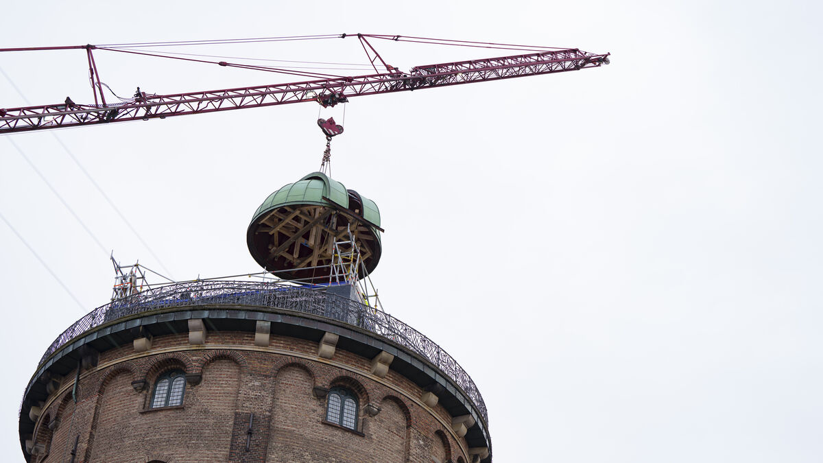 Copenhagen's Round Tower dome lowered for six-month renovation | Sweden ...